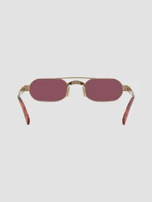 Miu Miu 52mm Oval Sunglasses
