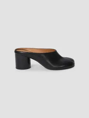 MAISON MARGIELA Tabi 60mm Leather Mules - Black