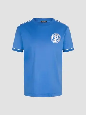 Stefano Ricci Jersey Knit Crewneck T-shirt - Blue
