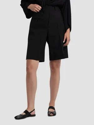MAISON MARGIELA Tailored Wool-blend Bermuda Shorts