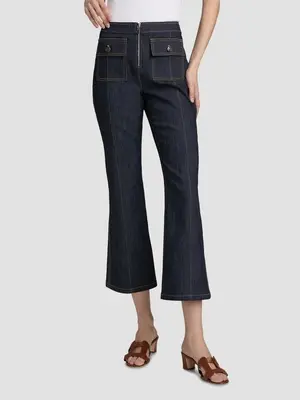 Cinq À Sept Azure Crop Jeans