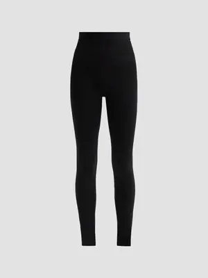 Bottega Veneta Seamless Wool Leggings - Nero