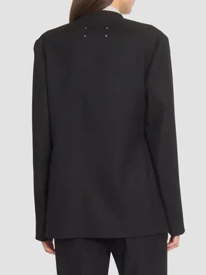 MAISON MARGIELA Wool Flannel Blazer