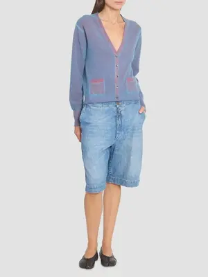 MAISON MARGIELA Denim Bermuda Shorts