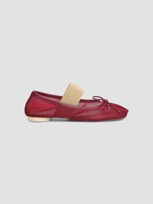 MAISON MARGIELA Elastic Mesh Ballet Flats
