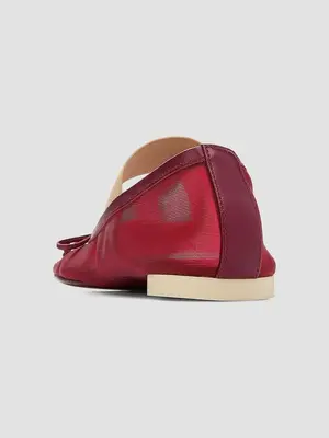 MAISON MARGIELA Elastic Mesh Ballet Flats