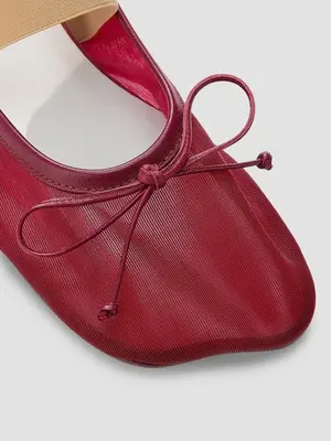 MAISON MARGIELA Elastic Mesh Ballet Flats