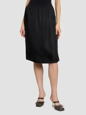 MAISON MARGIELA Fluid Satin Skirt