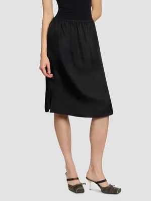 MAISON MARGIELA Fluid Satin Skirt