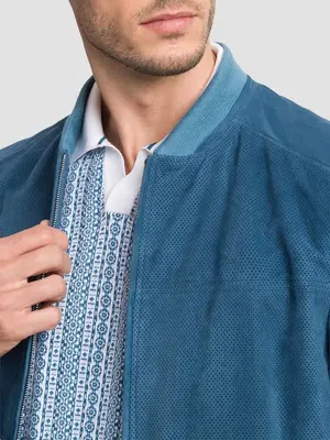 Stefano Ricci Suede Blouson Jacket