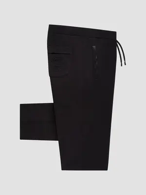 Stefano Ricci Cotton And Silk Blend Jogging Trousers - Black