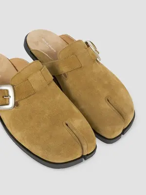 MAISON MARGIELA Tabi Suede Anatomic Mules