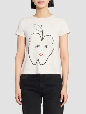 MAISON MARGIELA Graphic Cotton Jersey T-shirt