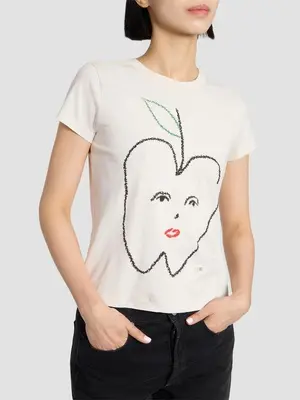MAISON MARGIELA Graphic Cotton Jersey T-shirt