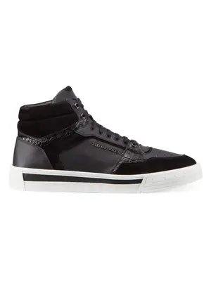 Stefano Ricci Croc And Calf Ankle Boots