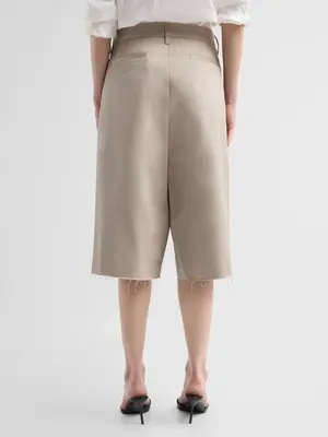 MAISON MARGIELA Cotton Twill Wrap Shorts