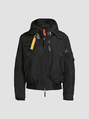 PARAJUMPERS Gobi Hooded Bomber Jacket - Black