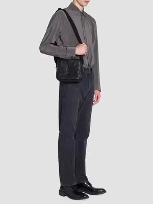 Saint Laurent Niki Camera Bag In Smooth Leather - Black
