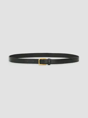 Saint Laurent Minimal Belt In Smooth Leather