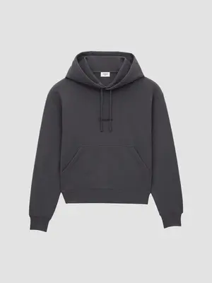 Saint Laurent Logo Hoodie - Gris Fonce