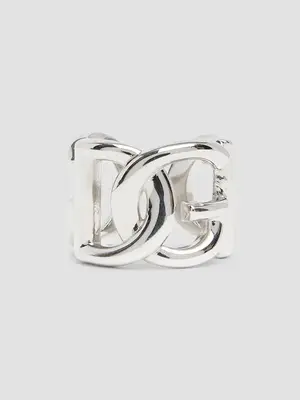 Dolce & Gabbana Goldtone Monogram Ring - Silver