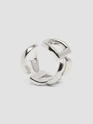 Dolce & Gabbana Goldtone Monogram Ring - Silver