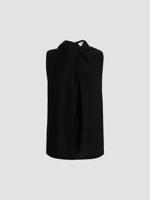 Michael Kors Knotted Virgin Wool Top