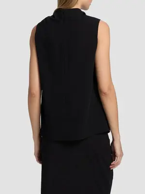 Michael Kors Knotted Virgin Wool Top