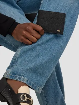 FERRAGAMO Gancini Grain Leather Bifold Wallet