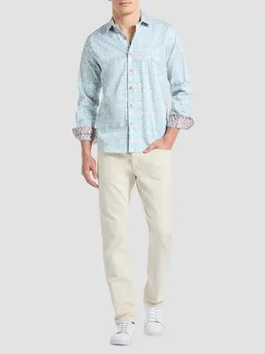 Robert Graham Mariage Abstract Cotton-blend Shirt