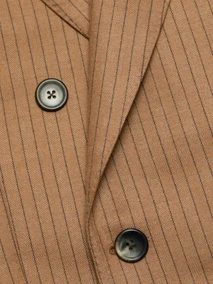 TOM FORD Herringbone Stripe Double-breasted Blazer
