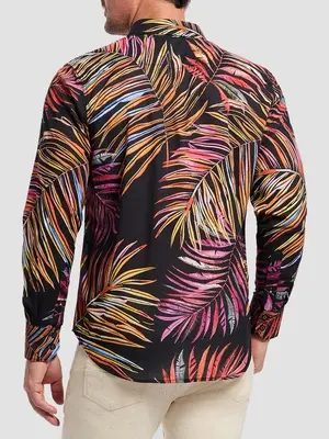 Robert Graham Acai Printed Cotton Button-front Shirt
