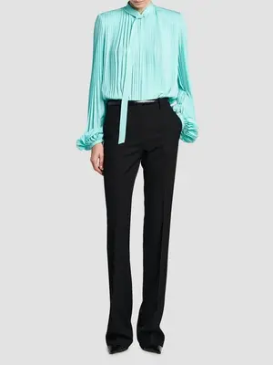 TOM FORD Wool Straight-leg Pants