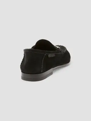 TOM FORD Moc-toe Suede Bit Loafers
