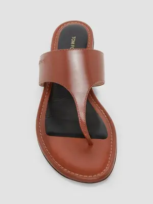 TOM FORD Leather Thong Sandals