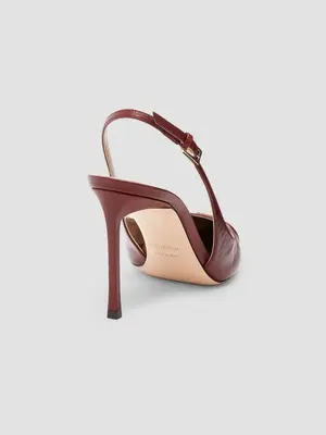 TOM FORD 85mm Leather Slingback Pumps