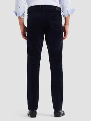 Robert Graham Celestial Velvet 5-pocket Pants - Navy