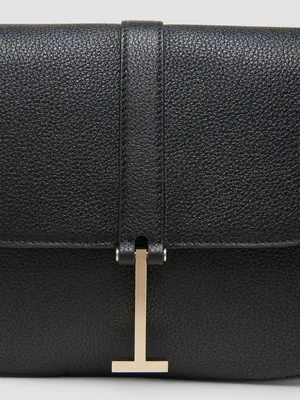 TOM FORD Kara Small Leather Crossbody Bag - Black