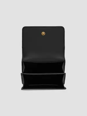 Saint Laurent Business Card Case In Smooth Leather