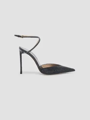 TOM FORD Selen 105mm Embellished Leather Pumps - Black