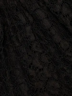 Michael Kors Floral Lace Cotton-blend A-line Midi-dress