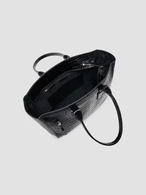 TOM FORD Crocodile-embossed Leather Tote Bag