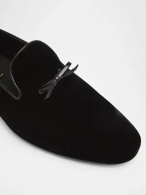 TOM FORD Scott Velvet Slippers