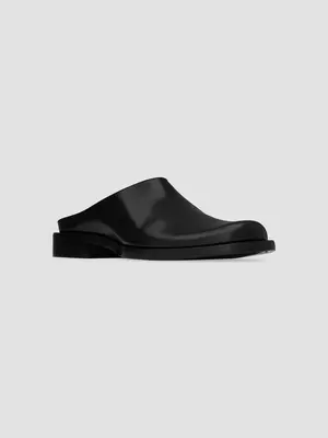 Saint Laurent Angus Mules In Smooth Leather