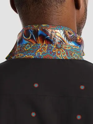 Robert Graham Taj Mahal Paisley Embroidered Cotton Shirt