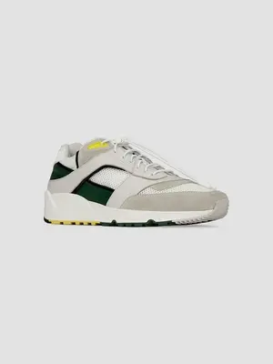 Saint Laurent Bump Sneakers In Smooth Leather And Suede - Multicolored