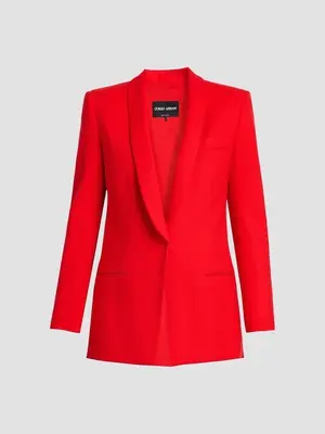 Giorgio Armani Shawl Lapel Virgin Wool Blazer