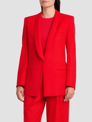 Giorgio Armani Shawl Lapel Virgin Wool Blazer