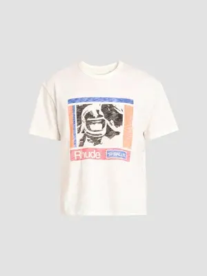 Rhude Helmethead Rallye Graphic Cotton T-shirt