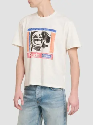 Rhude Helmethead Rallye Graphic Cotton T-shirt